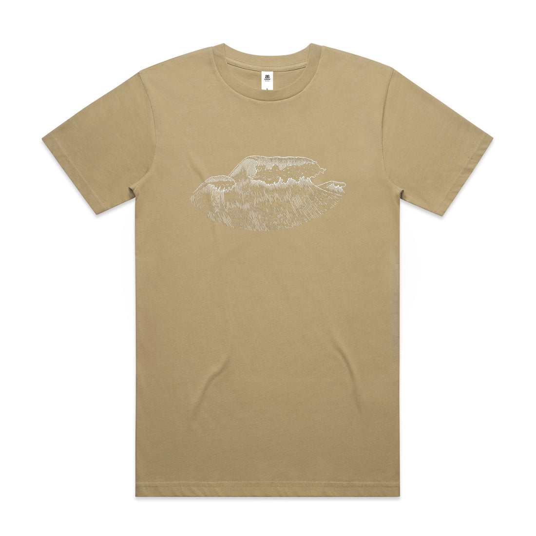 Wave Crest Illustration T-Shirt | Premium Printed Men's T-Shirt – The Tee